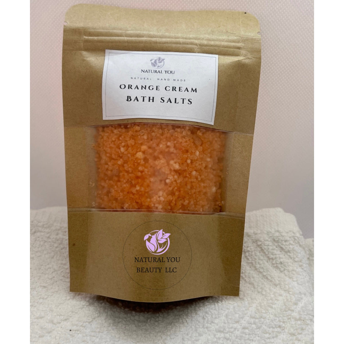 ORANGE CREAM NATURAL BATH SALTS – NaturalYoubeauty.com